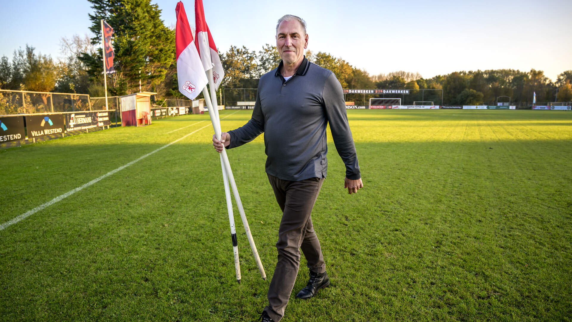 Hans is domweg gelukkig bij zijn club in het weekeinde. ‘Als je die ...